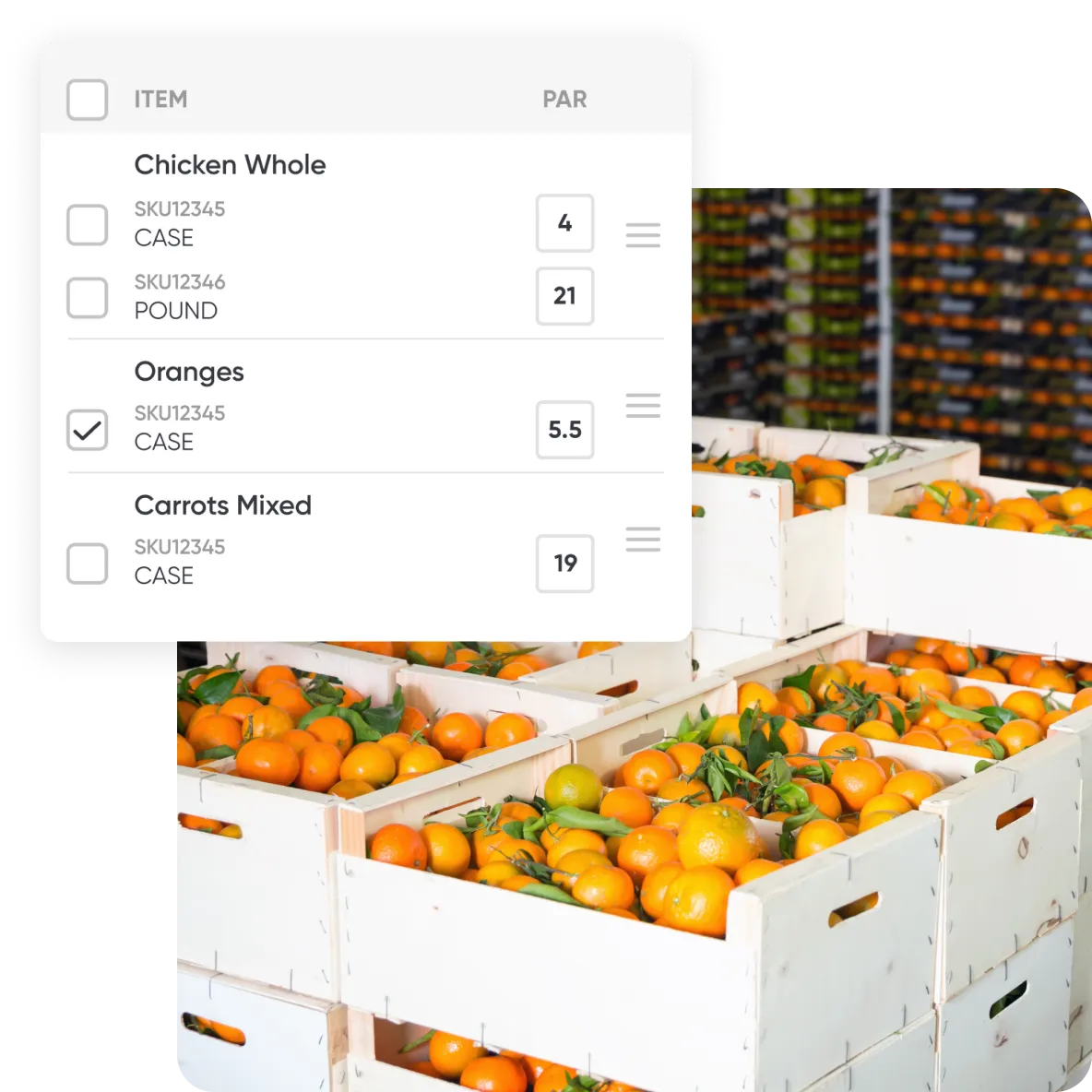 Digital Order Guide Management for the Food Industry